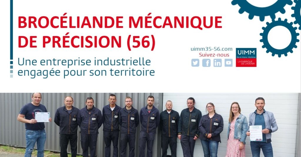 Maxime et Julien Le Marchand , Dirigeants de Brocéliande mécanique de précision à Guer (56 ...