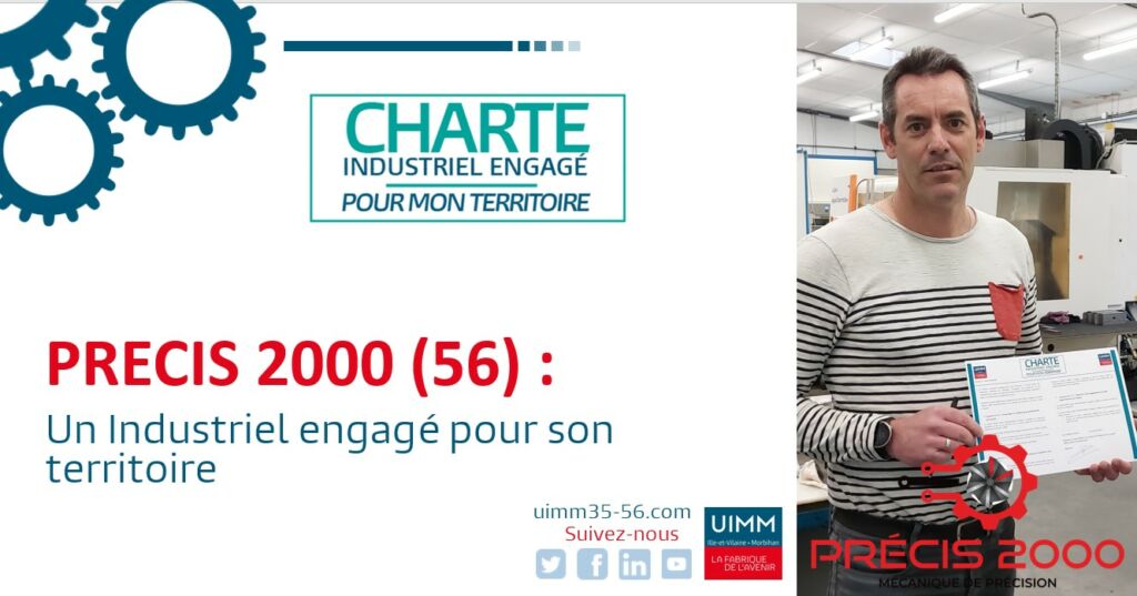 Erwann AMIOT, Dirigeant de PRECIS 2000 (56), a signé la Charte ...