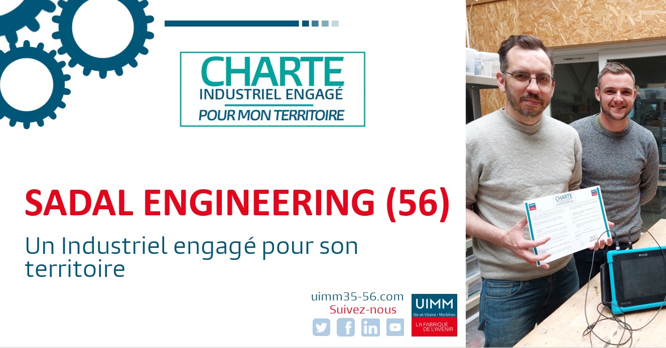 SADAL ENGINEERING (56), a signé la Charte Industriel engagé pour mon ...